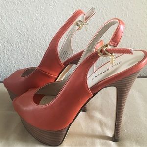 Call It Spring | Shoes | Call It Spring Dark Burnt Orange Heels | Poshmark